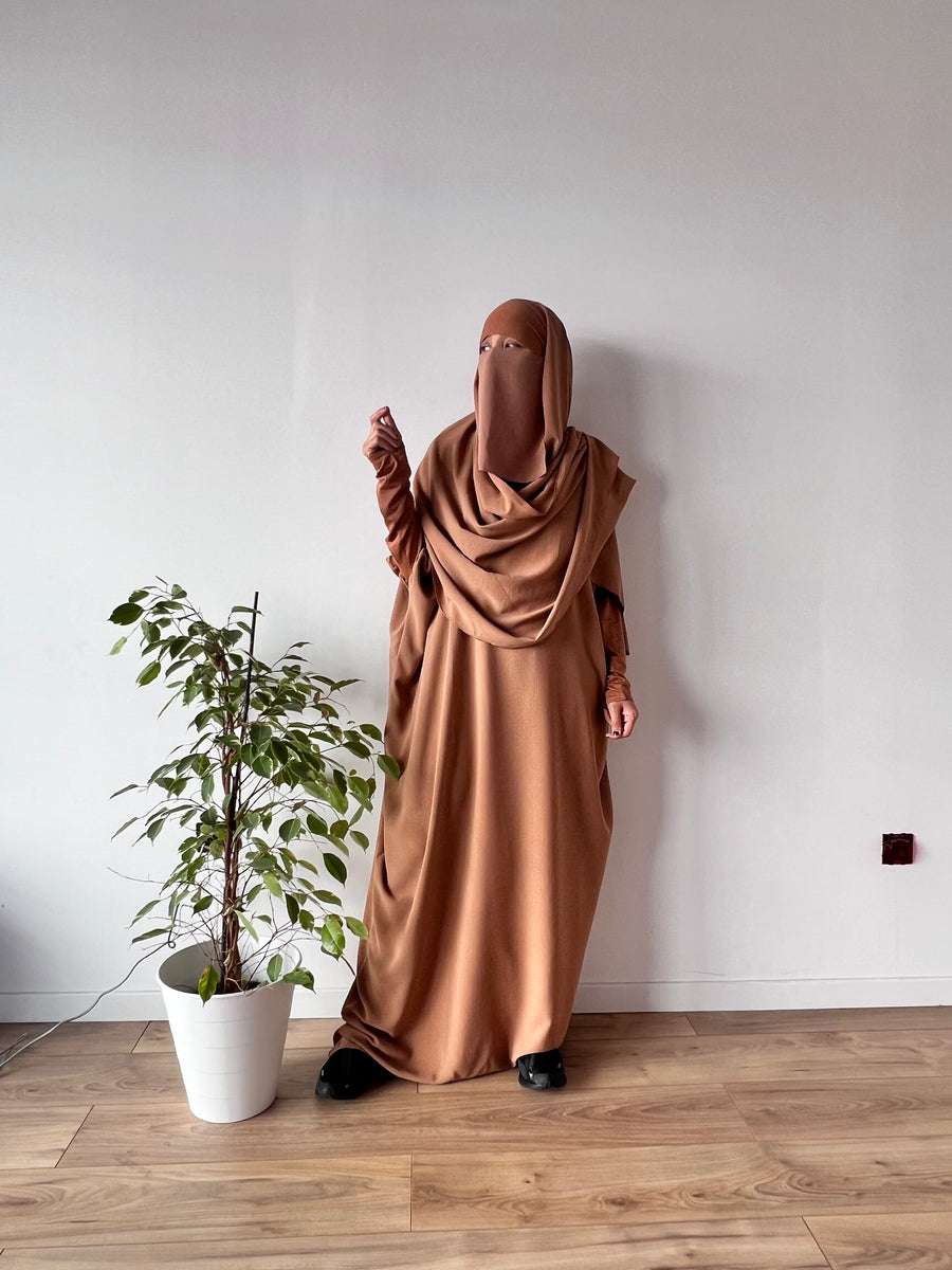 JILBAYA HAYYA ALL IN ONE : Abaya + ninja + maxi Scarf (all colors ...